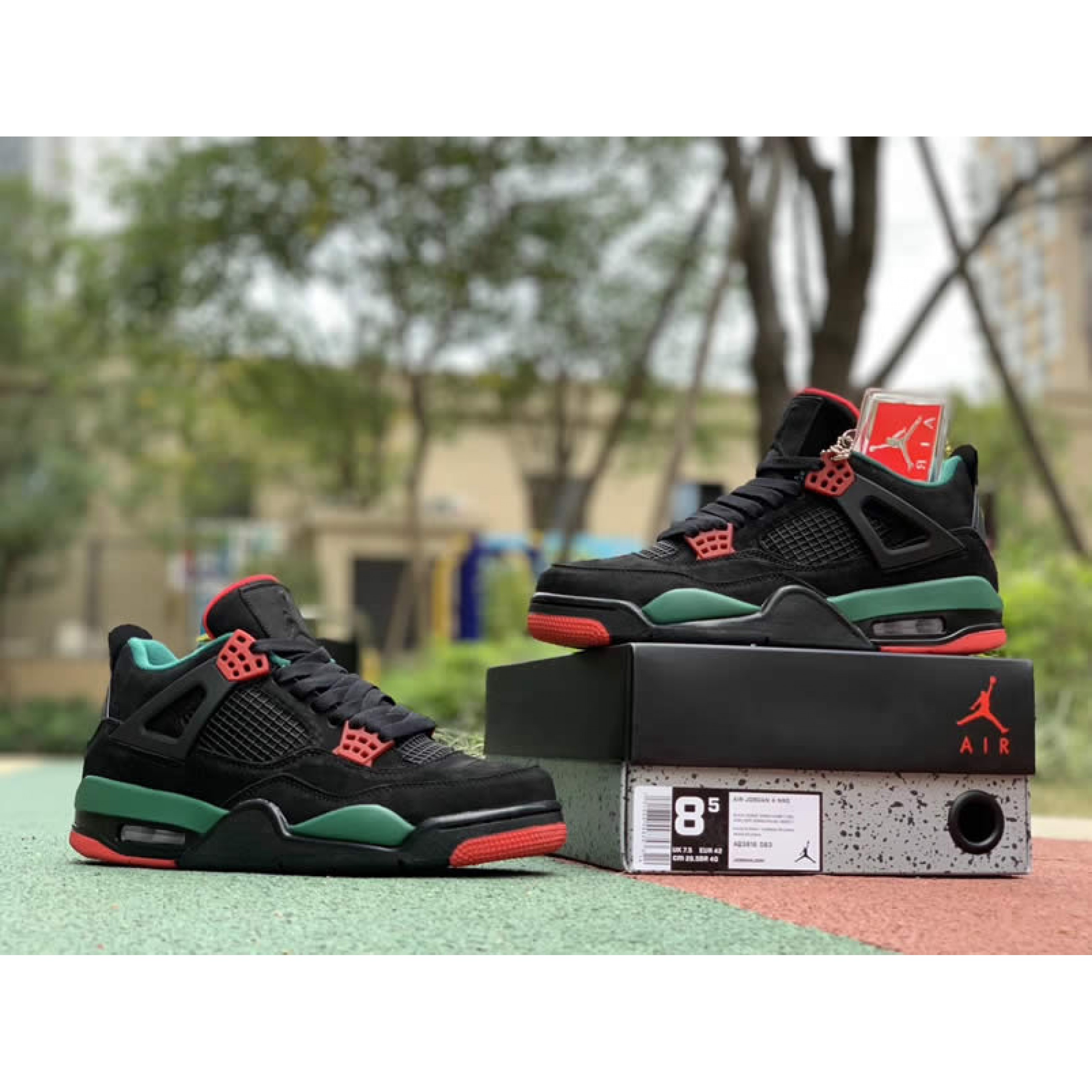 Air Jordan 4 NRG Colorways Gorge Green x Gucci-Inspired AJ4 Release ...