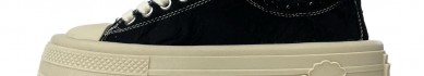 FORESHADOW Double-Uni Black Platform Sneaker